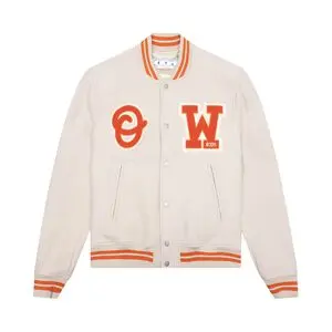 Off-White Patch Varsity Jacket