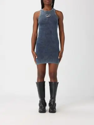 DIESEL® Ribbed Sleeveless Mini Dress