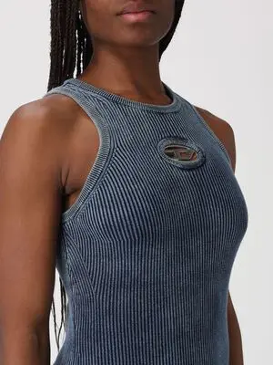 DIESEL® Ribbed Sleeveless Mini Dress