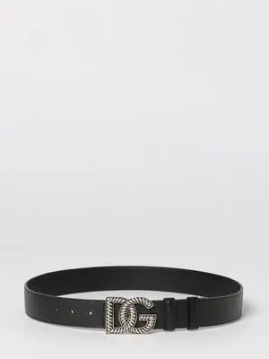 Dolce & Gabbana Dg Logo Belt - Black