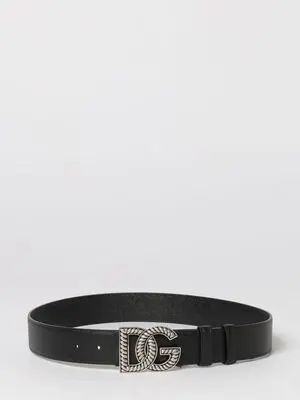 Dolce & Gabbana Dg Logo Belt - Black