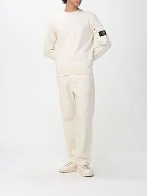 Stone Island Crewneck Sweatshirt - Ivory