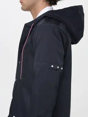 Thom Browne Hooded Shirt Jacket - Blue