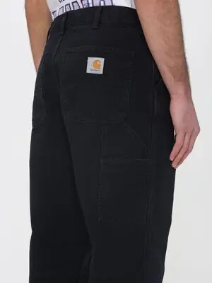 Carhartt Work In Progress Wide Leg Single Knee Denim Jeans - Black