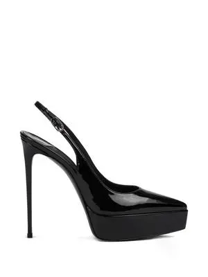 LE SILLA Uma Slingback Pumps - Black
