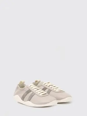 Fabiana Filippi Nappa Leather Low-top Sneakers - Grey