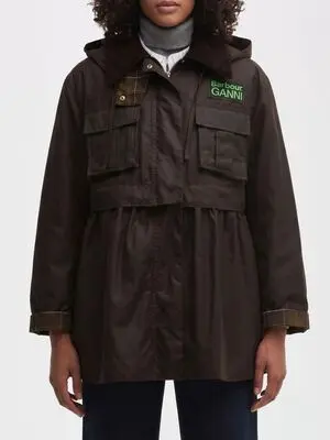 BARBOUR X GANNI Cropped Utility Jacket - Green