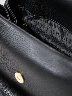 Armani Exchange Grained Synthetic Leather Backpack