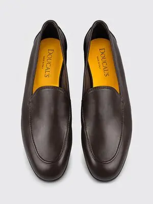 DOUCAL'S Leather Loafers - Coffee
