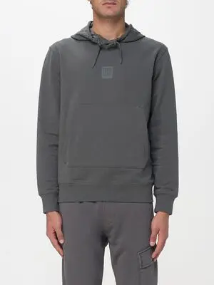 C.P. COMPANY Logo Detail Hoodie - Grey