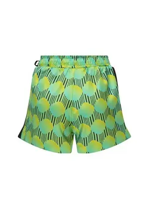 JE TE VEUX Jett Polka Dot Shorts With Bow Details - Green
