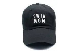REY TO Z Twin Mom Baseball Cap Black