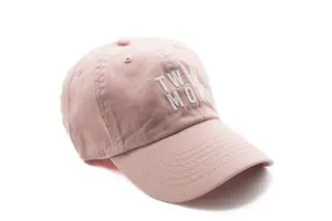 REY TO Z Twin Mom Baseball Cap - Dusty Rose