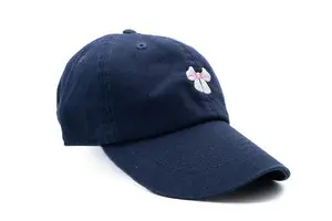 REY TO Z Bow Detail Baseball Cap - Navy