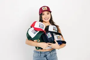 REY TO Z East Coast Postcard Trucker Hat - Khaki