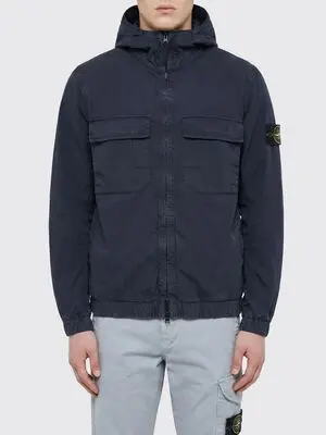 Stone Island Hooded Jacket - Navy