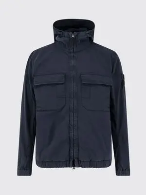 Stone Island Hooded Jacket - Navy
