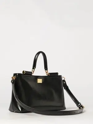 Dolce & Gabbana Vittoria Calfskin Leather Handbag