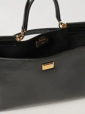 Dolce & Gabbana Vittoria Calfskin Leather Handbag