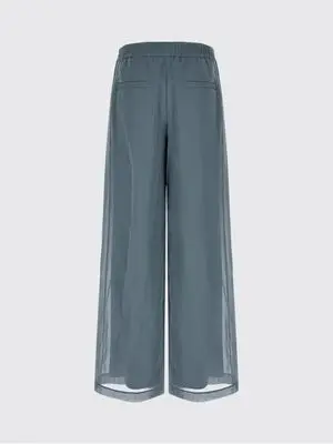 Brunello Cucinelli Wide Leg Pants - Blue