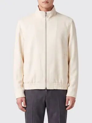 Brunello Cucinelli Silk And Linen Blend Bomber Jacket - Sand