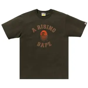 A BATHING APE A Rising Tee - Green
