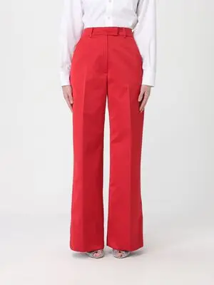 THE FRANKIE SHOP Wide Leg Trousers - Red