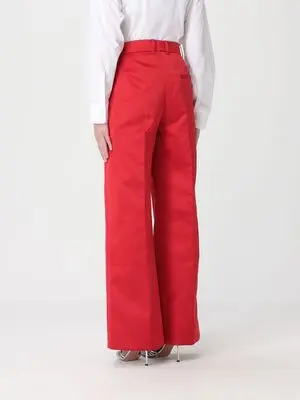 THE FRANKIE SHOP Wide Leg Trousers - Red