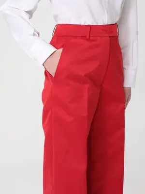 THE FRANKIE SHOP Wide Leg Trousers - Red