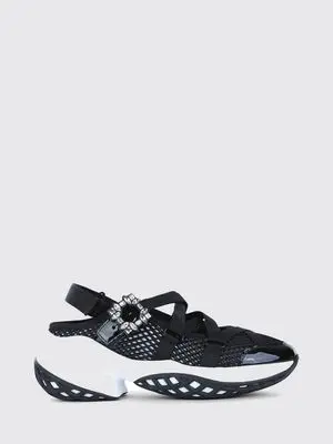 ROGER VIVIER Embellished Ballerina Flats - Black