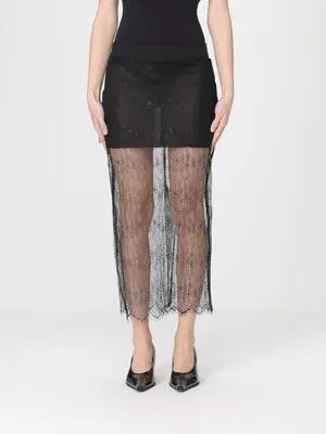 THE FRANKIE SHOP Lace Skirt - Black