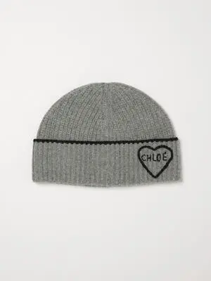 Chloé Beanie Hat - Grey