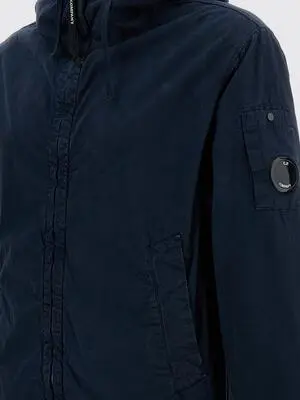 C.P. COMPANY Zip-up Hooded Jacket - Blue