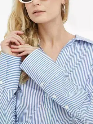 HERSKIND Striped Midi Shirt Dress