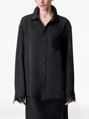 ARTICLE TEN Lace Panels Shirt