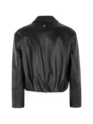DONDUP Leather Zip-up Jacket