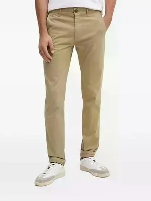 BOSS Logo-patch Chino Trousers