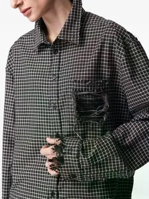 ARTICLE TEN Check-pattern Shirt