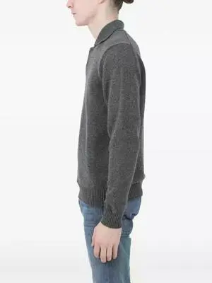 ZANONE Mélange-effect Polo Shirt