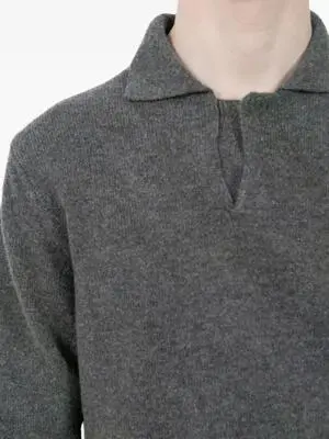 ZANONE Mélange-effect Polo Shirt