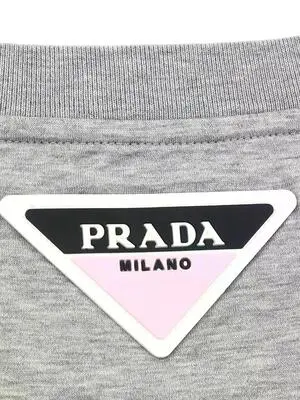 Prada Logo Appliqué T-shirt