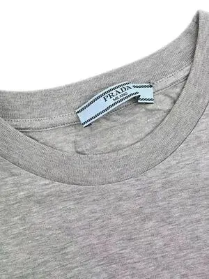 Prada Logo Appliqué T-shirt