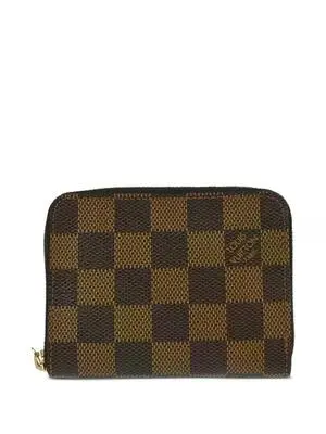 LOUIS VUITTON 2010 Checked Wallet - Brown