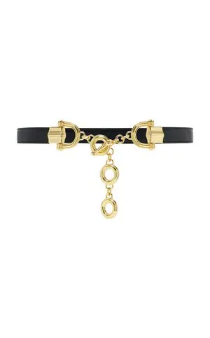 DEHANCHE Lysées Leather Belt - Black