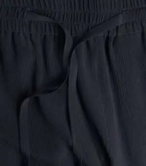 NOMADISSEM Shirred Silk Trousers