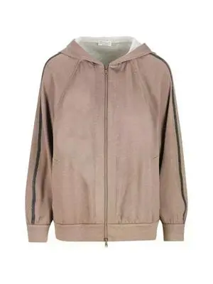 Brunello Cucinelli Elasticated Sweatshirts Hoodies For Women