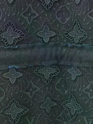 LOUIS VUITTON 2010s Logo-pattern Mini Dress