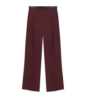 Loewe Silk Wide-leg Trousers