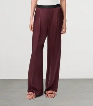 Loewe Silk Wide-leg Trousers
