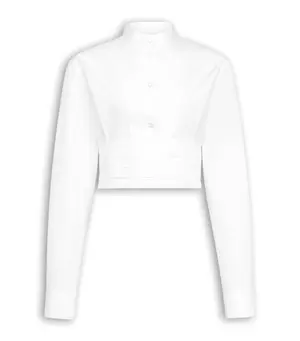 Alaïa Cotton Cropped Shirt